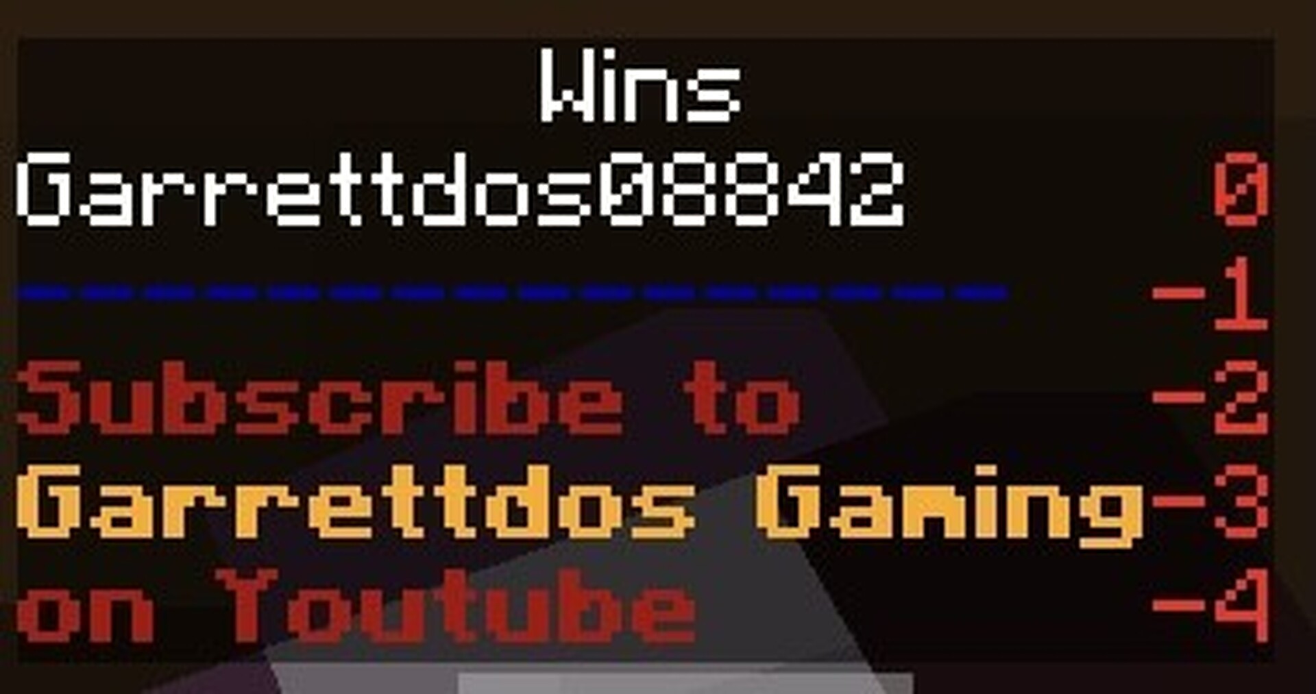 Automatic Spleef with scoreboard Minecraft Map