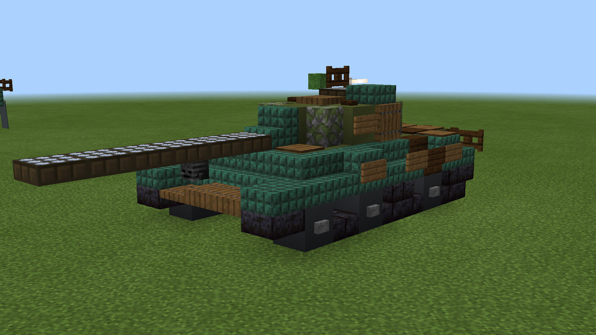 1.5:1 scale T-54-1 (mod.1947) Minecraft Map