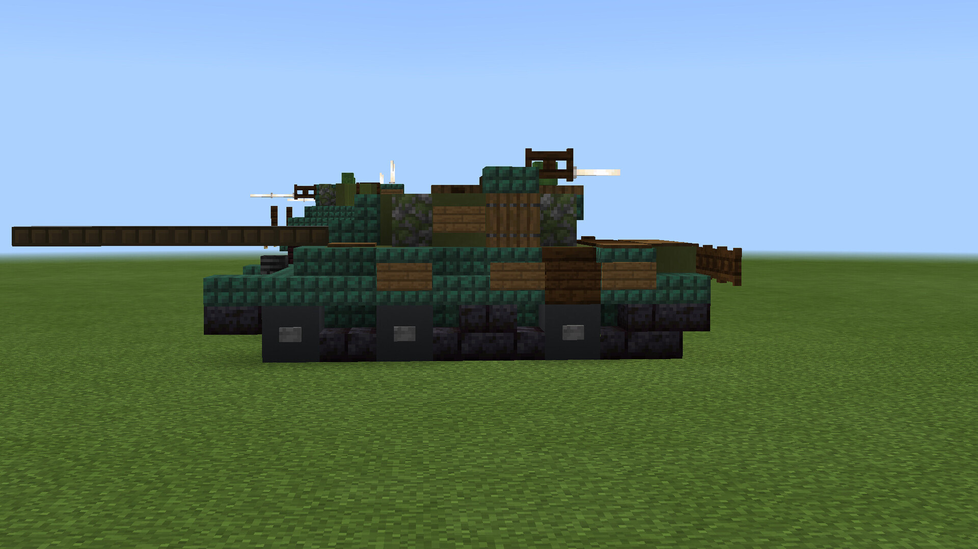 1.5:1 scale T-54-1 (mod.1947) Minecraft Map