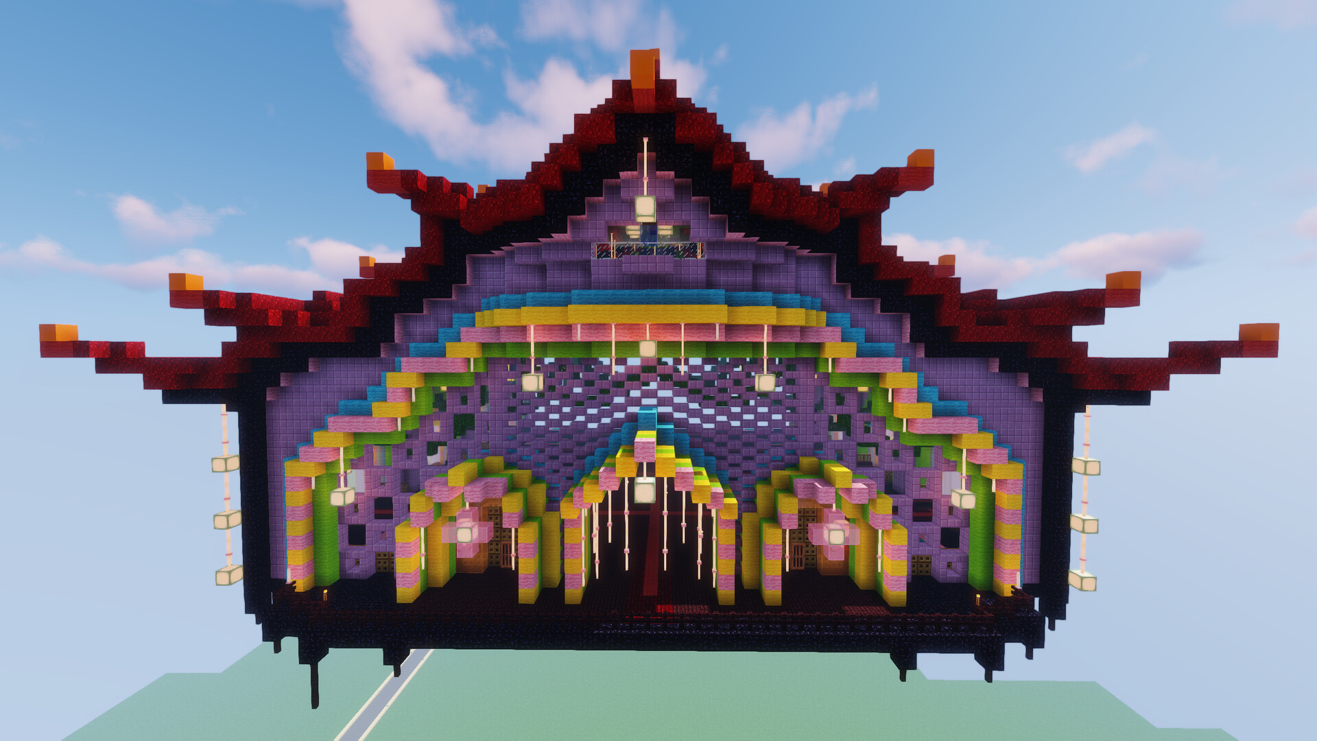 Funtazer’s Cliff Temple timelapse / sculpture download - Minecraft ...