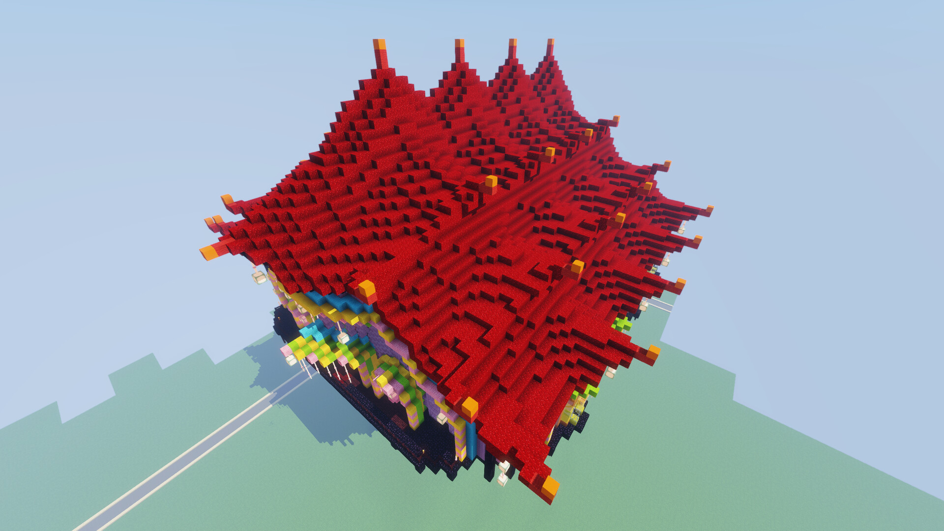 Funtazer’s Cliff Temple timelapse / sculpture download - Minecraft ...