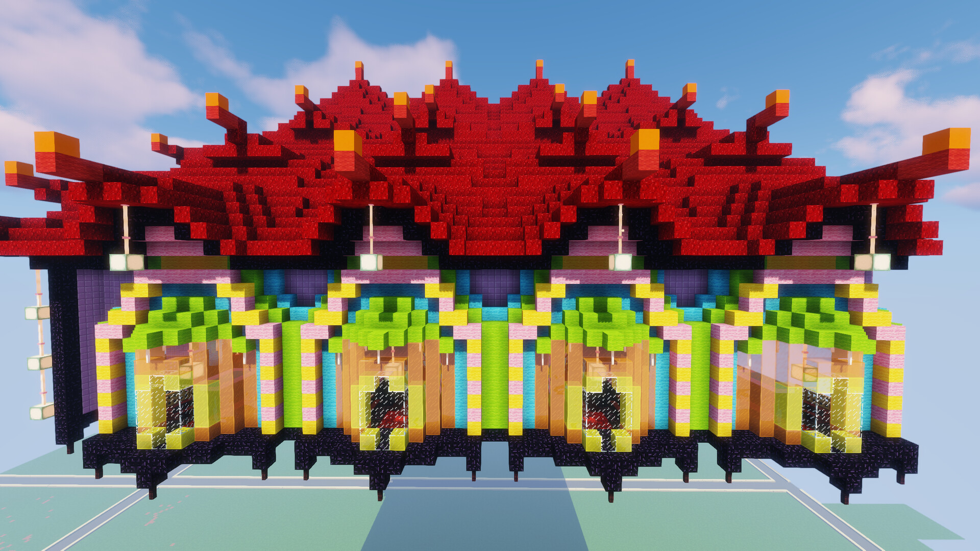 Funtazer’s Cliff Temple timelapse / sculpture download - Minecraft ...