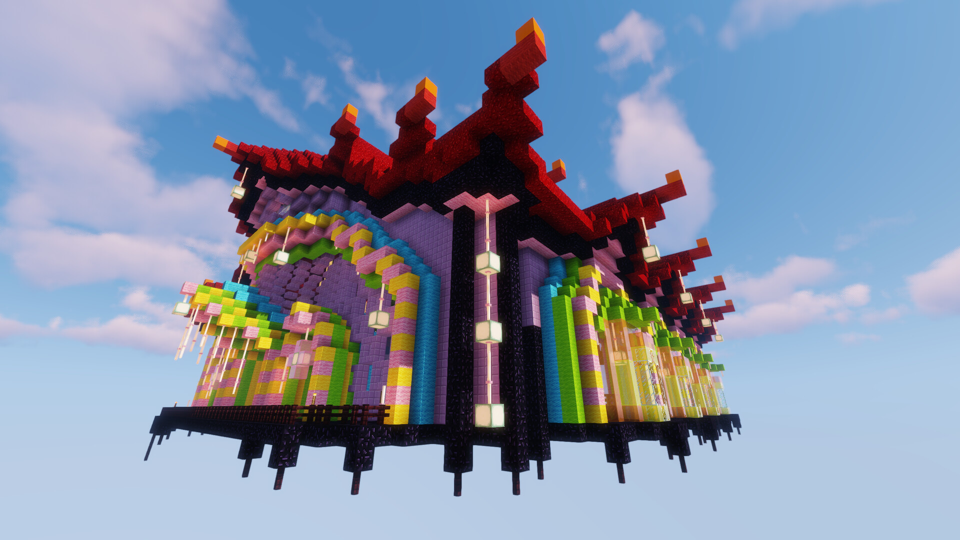Funtazer’s Cliff Temple timelapse / sculpture download - Minecraft ...