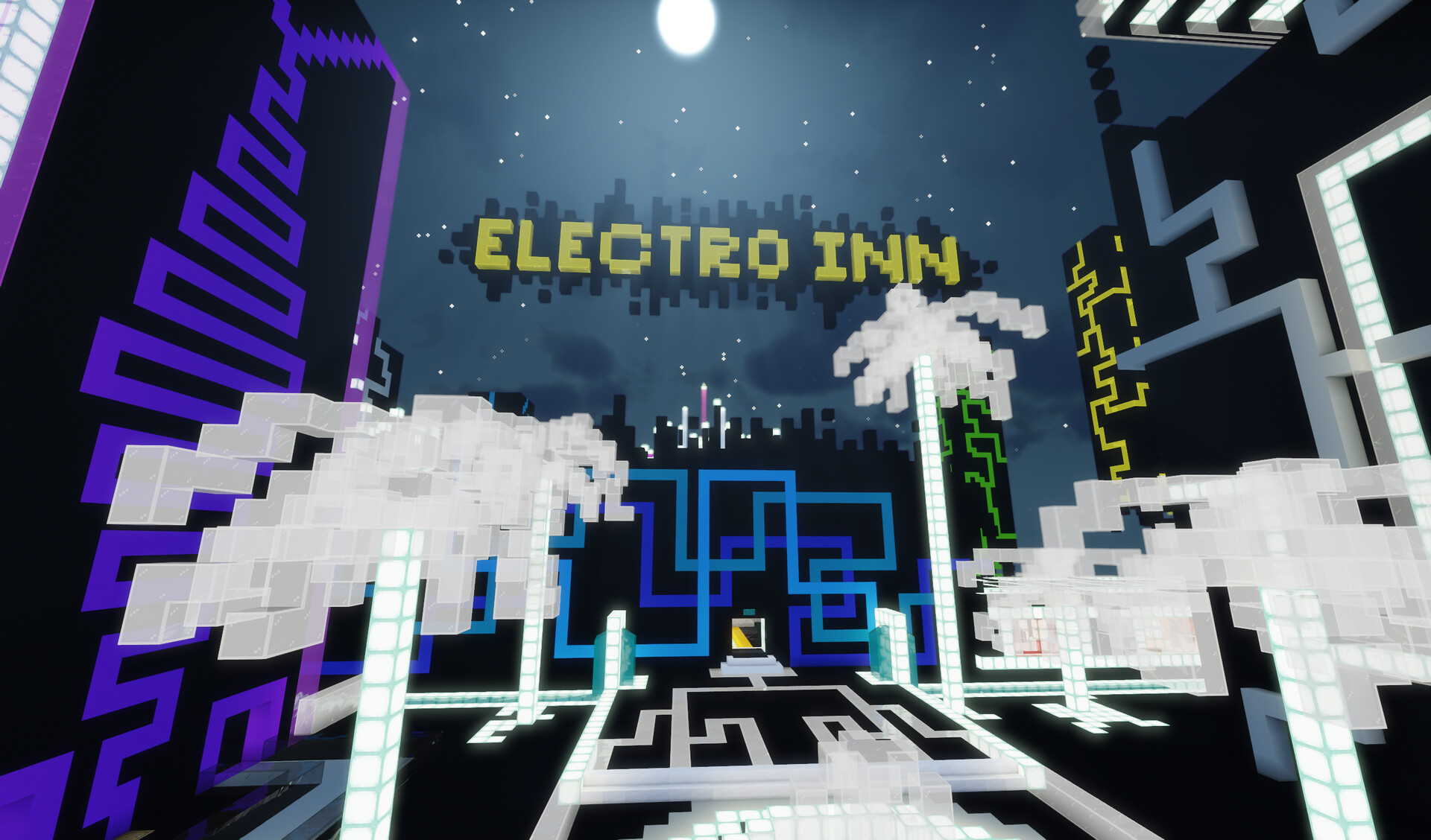 Cyber City Hunt Minecraft Map