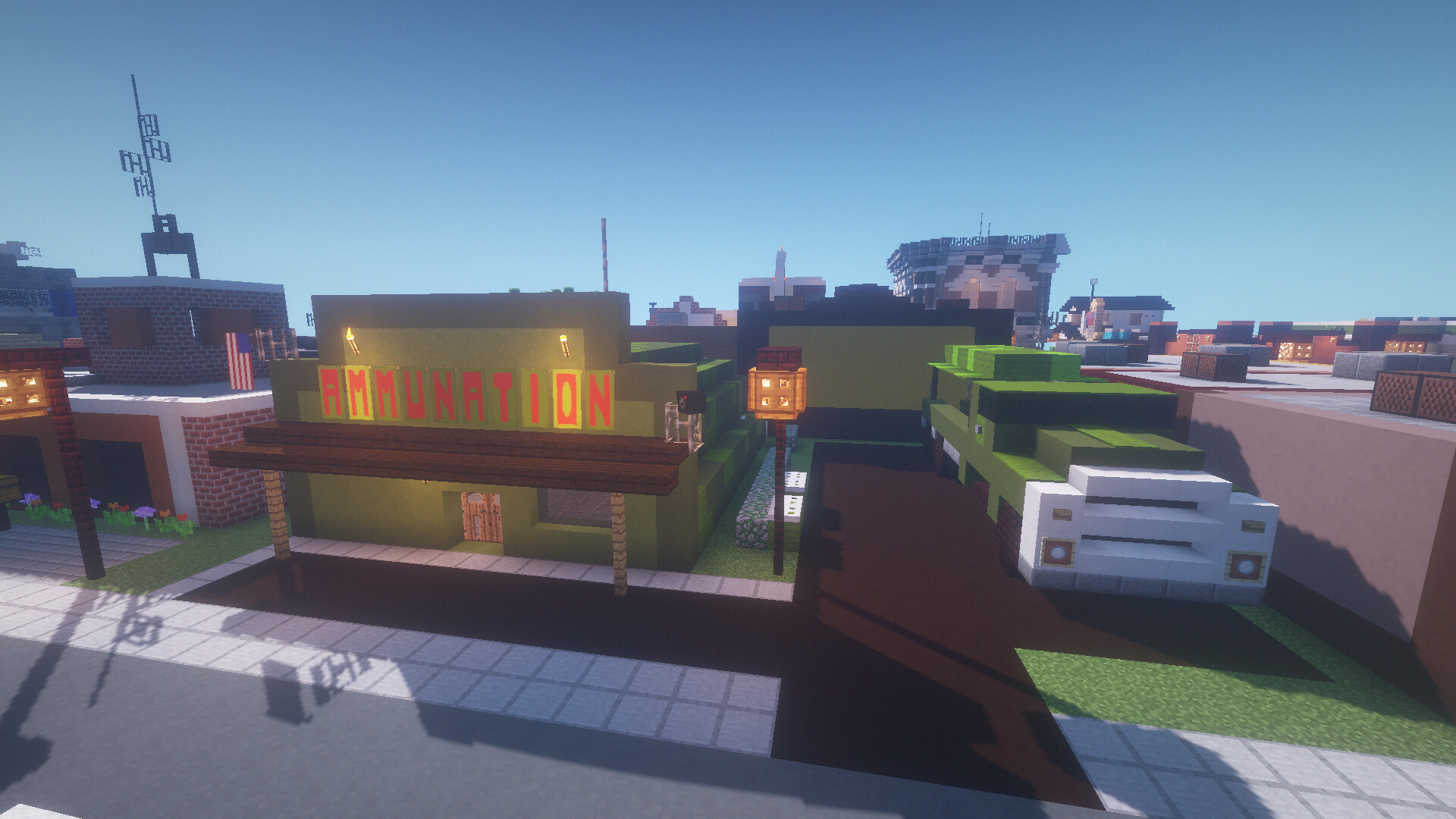 Paleto Bay - rural town from GTA V Minecraft Map