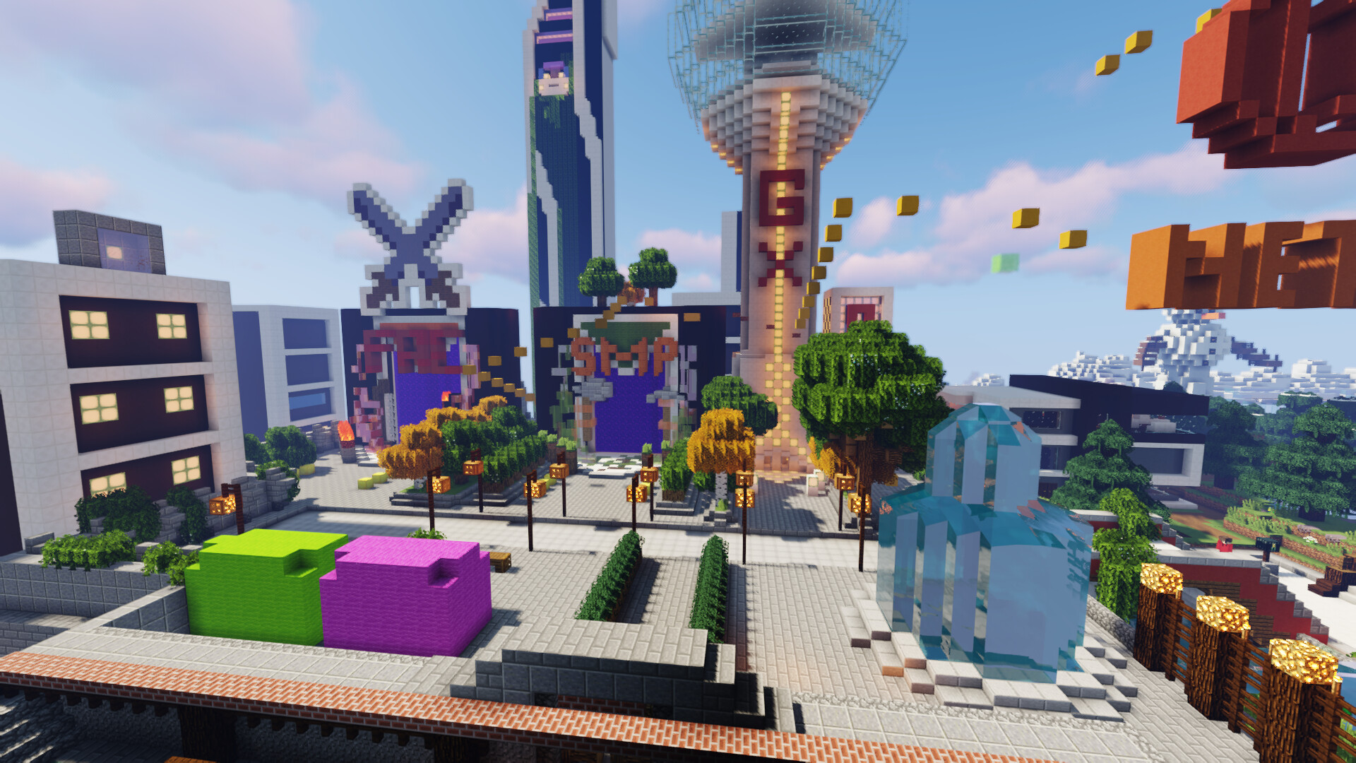 GX Network Original Builds Minecraft Map