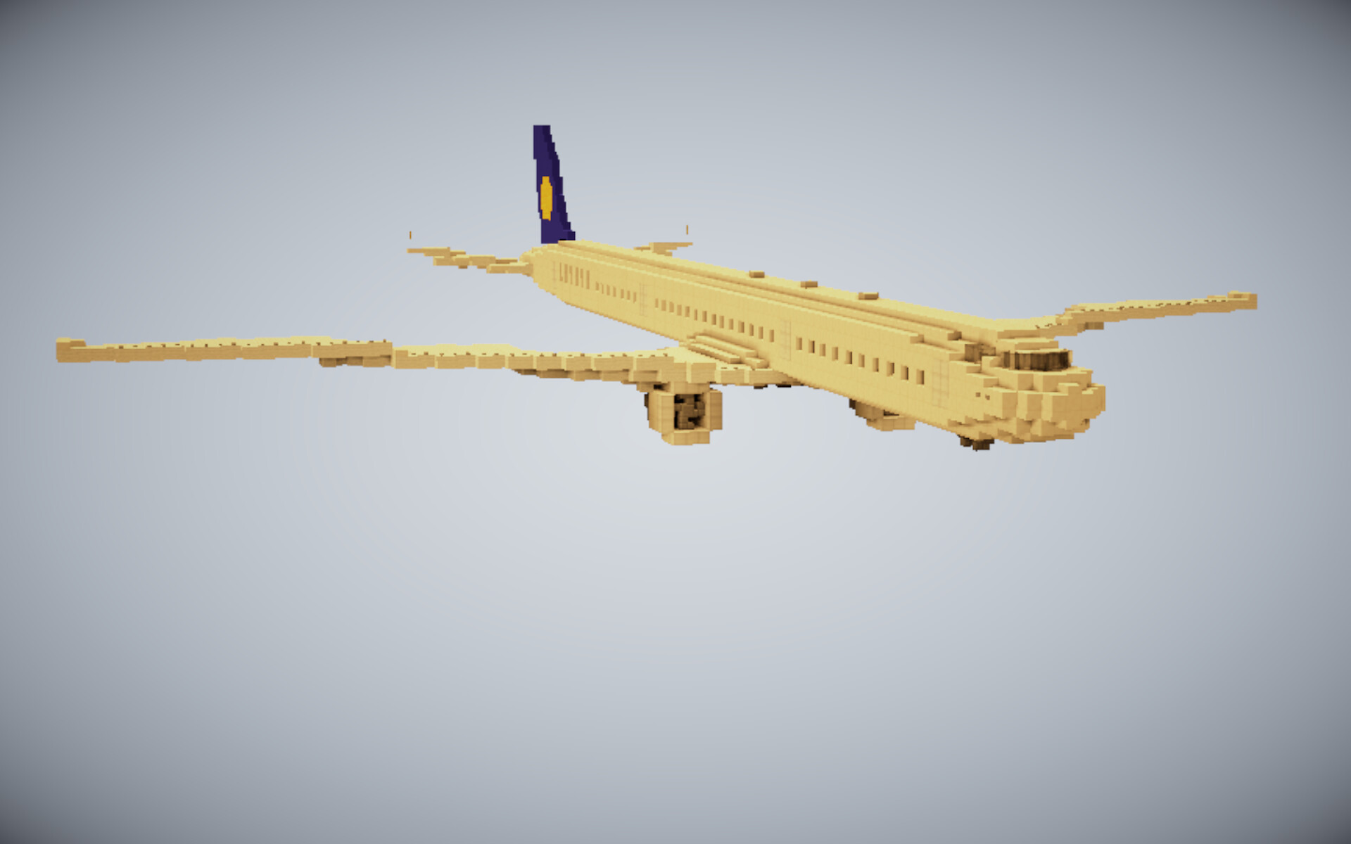 Lufthansa Boeing 787 Minecraft Map