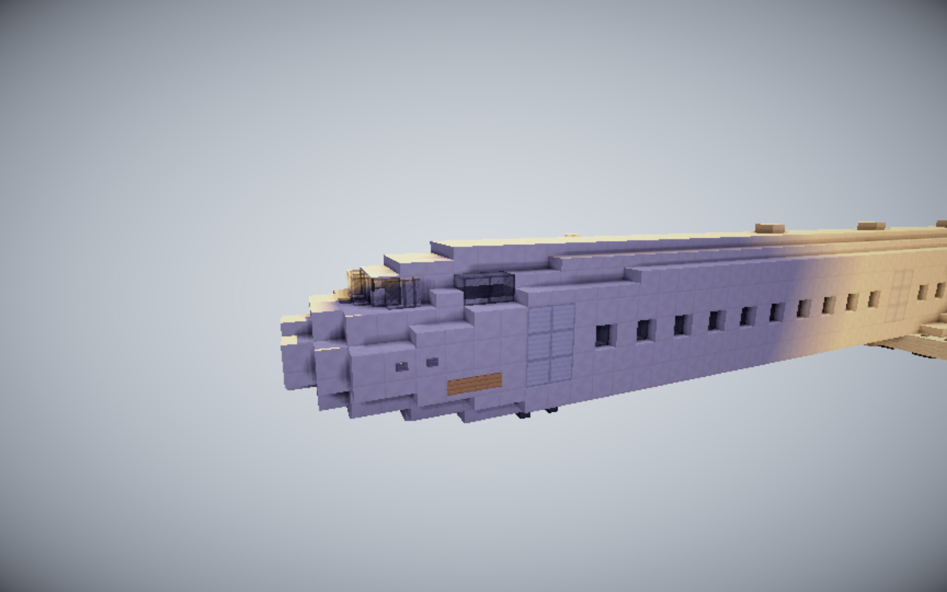 Lufthansa Boeing 787 Minecraft Map