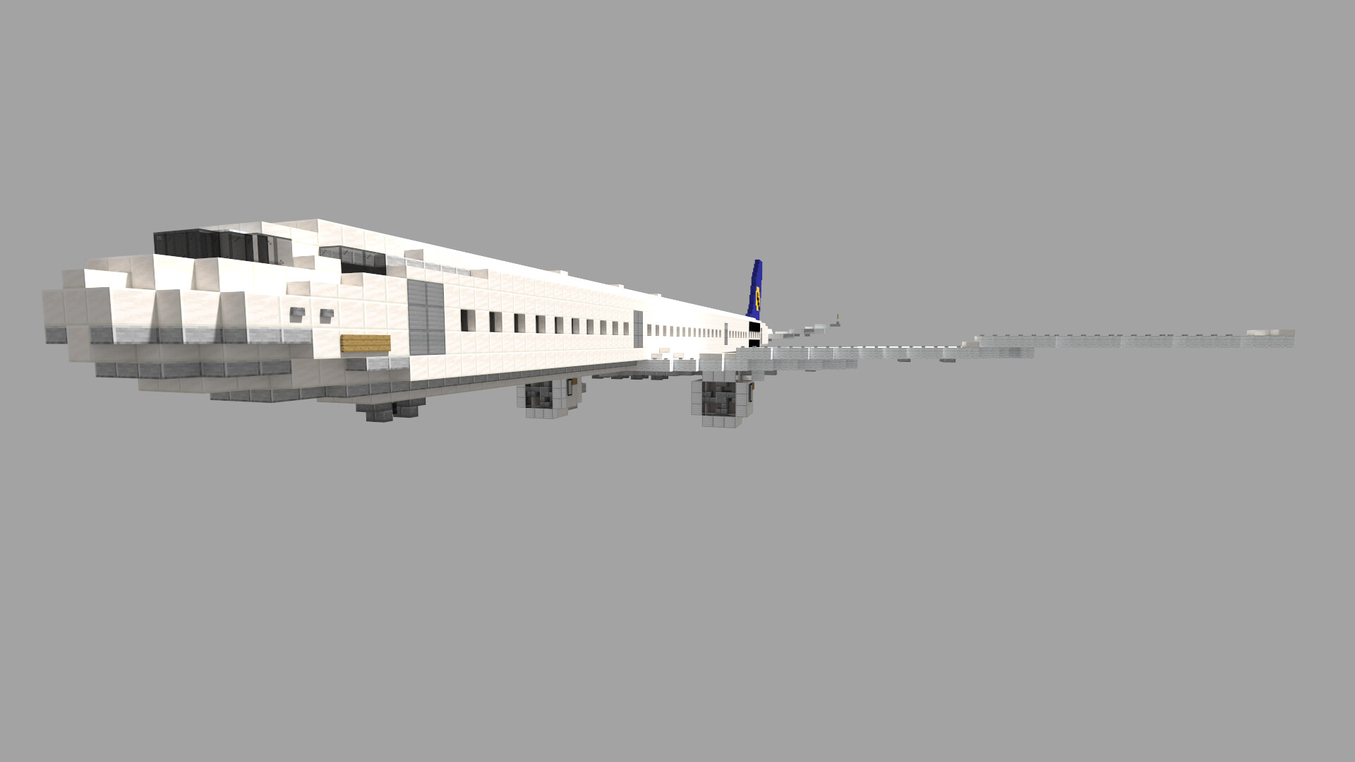 Lufthansa Boeing 787 Minecraft Map