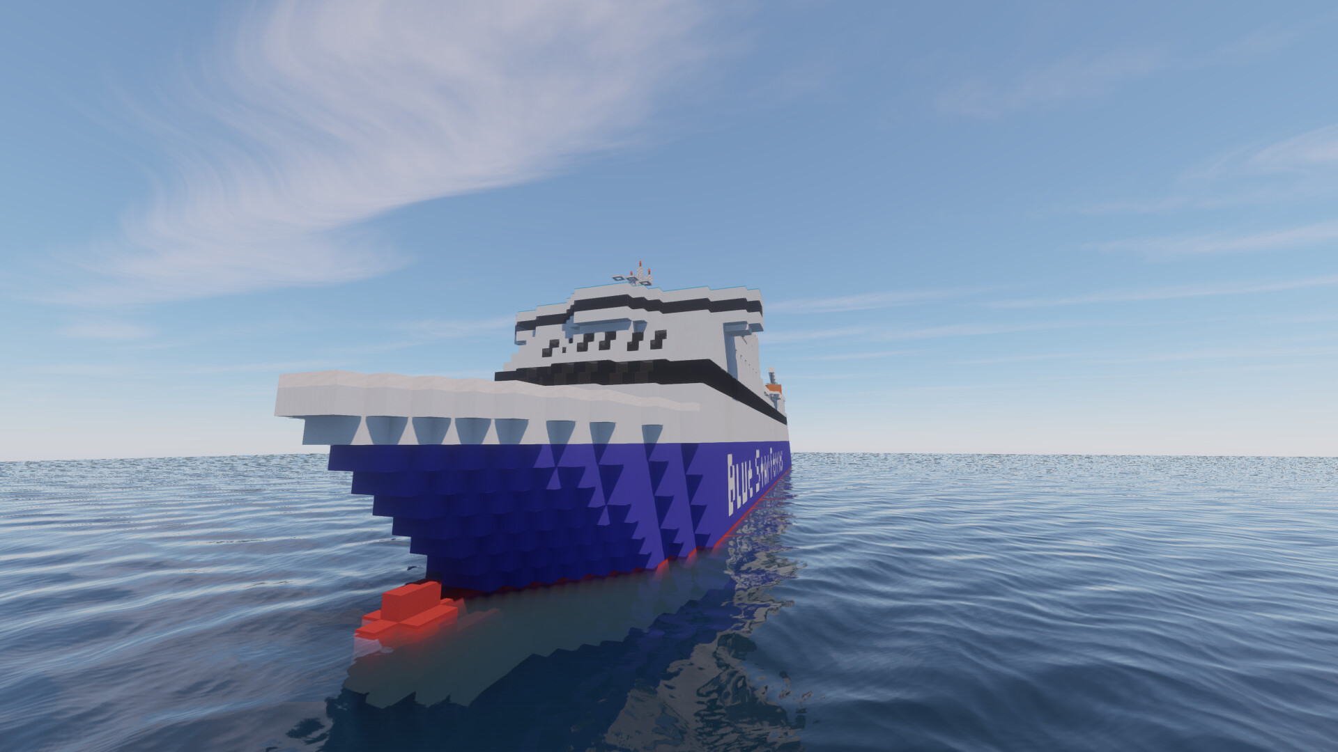 Blue Star Paros Car Ferry Minecraft Map