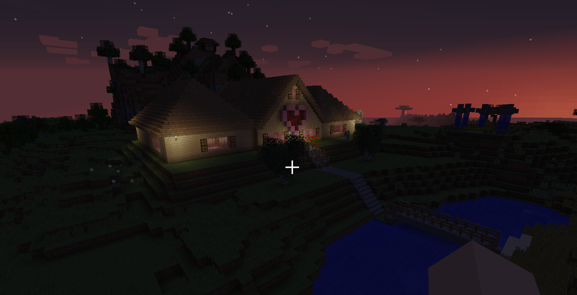 Jens House on a new world Minecraft Map