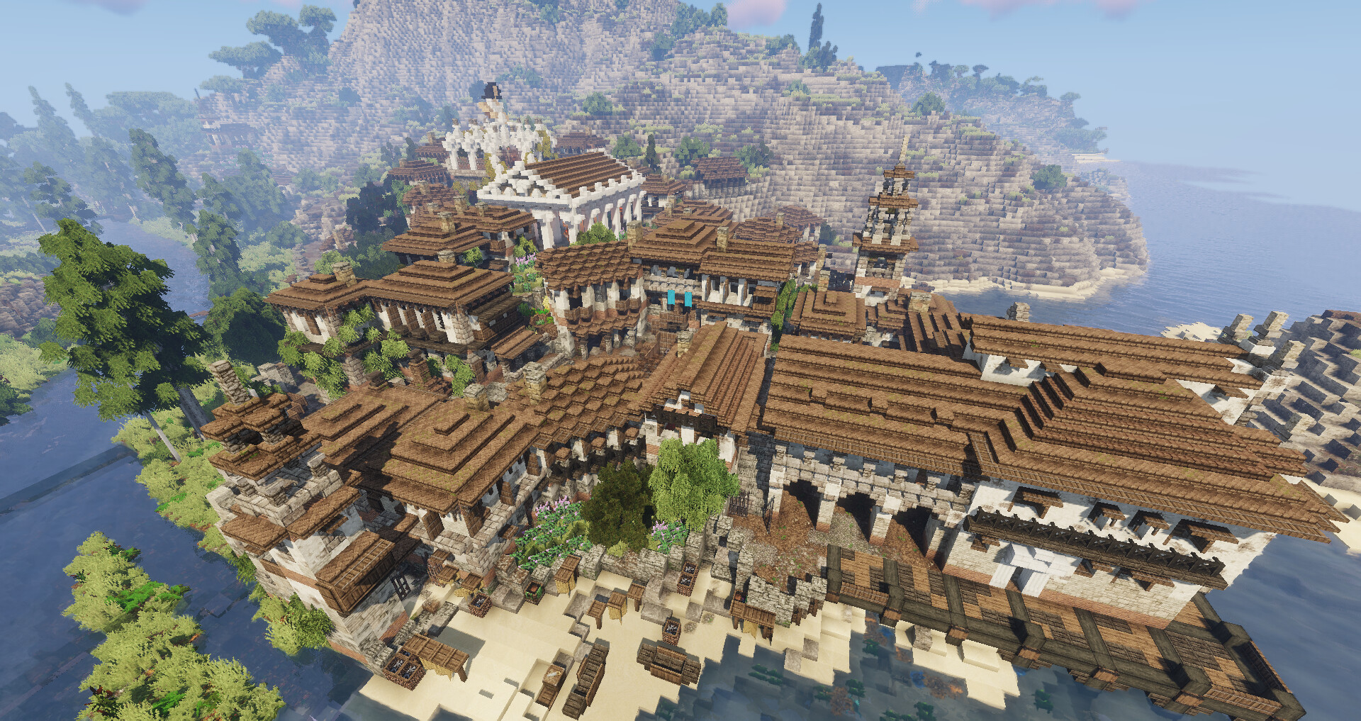 Mystria [mediterranean coastal town] Minecraft Map