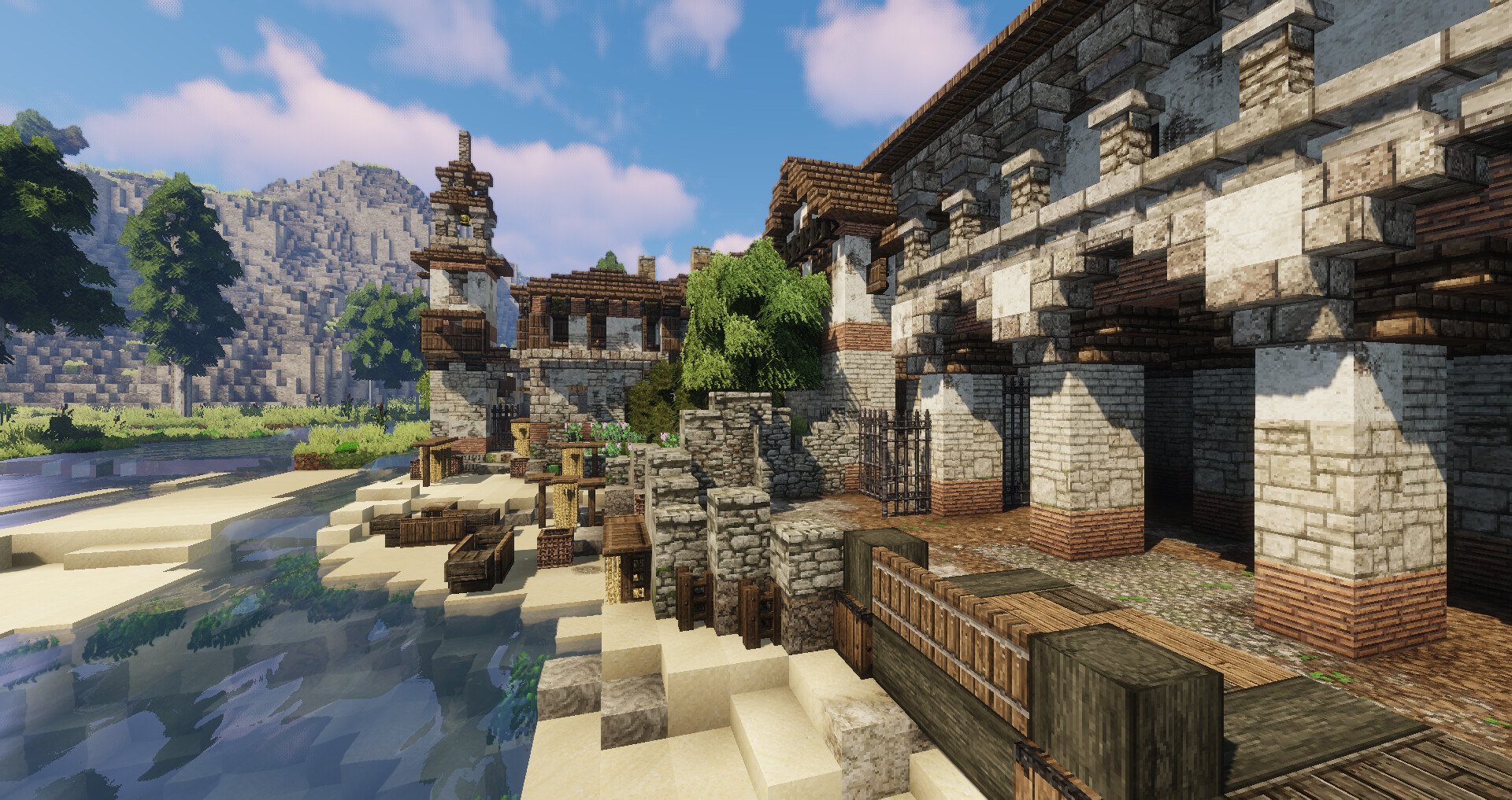 Mystria [mediterranean coastal town] Minecraft Map