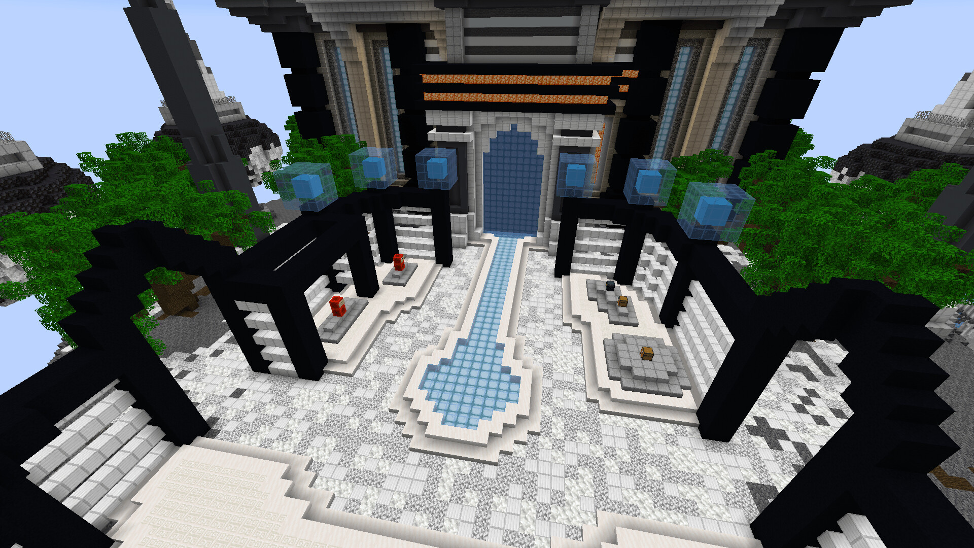 COMMISSION | Sci-Fi Spawn Minecraft Map