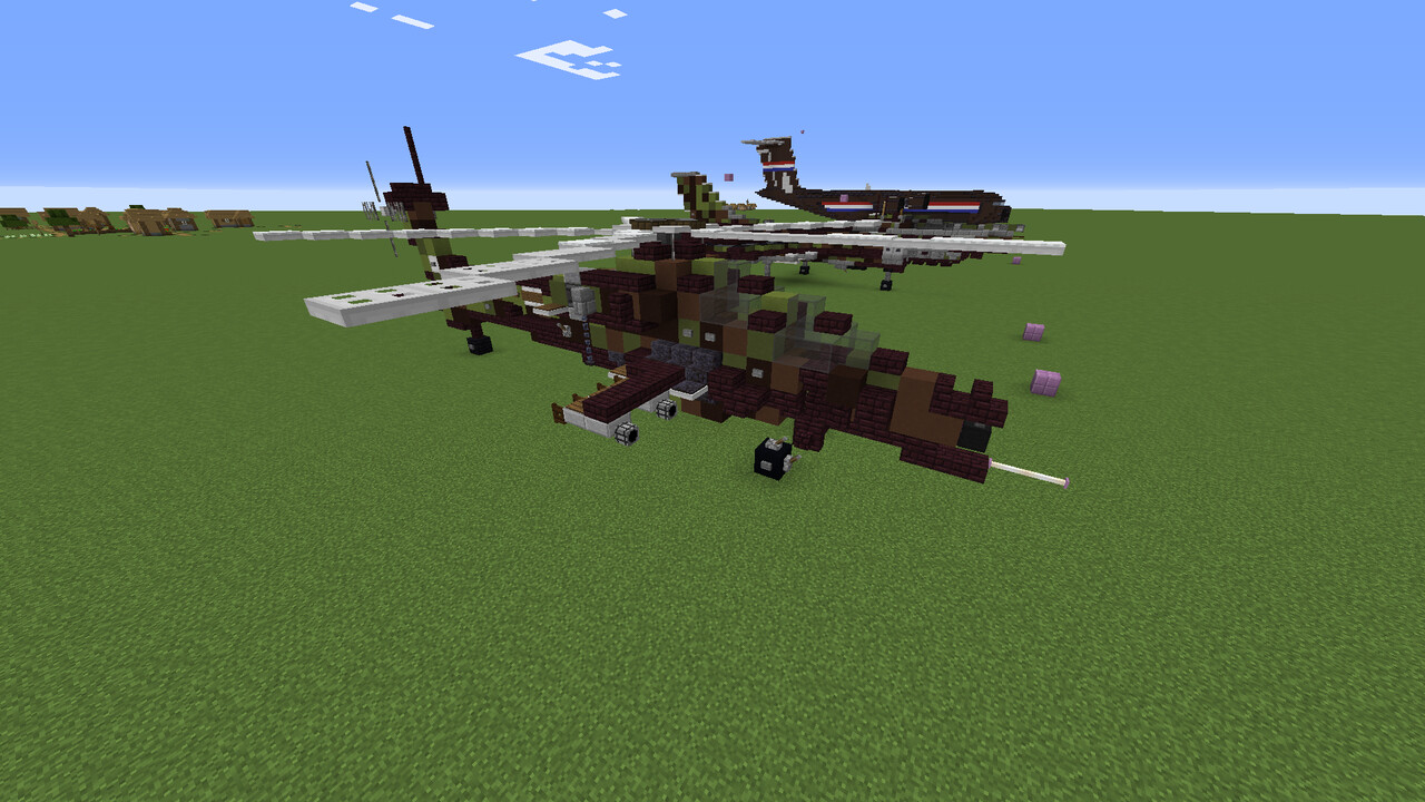 Army/Military Aircrafts schematic Minecraft Map