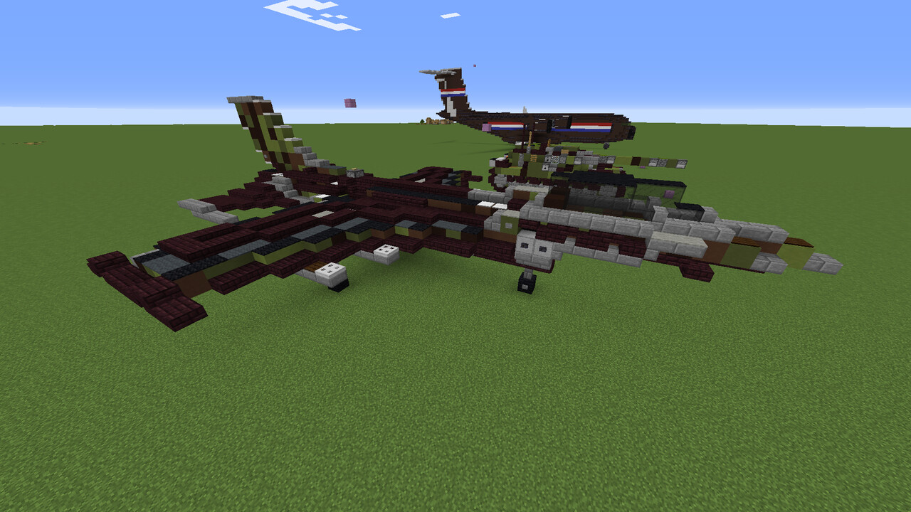 Army/Military Aircrafts schematic Minecraft Map