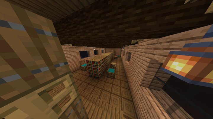 Wooden Library Minecraft Map