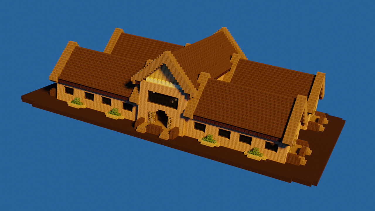 Wooden Library Minecraft Map