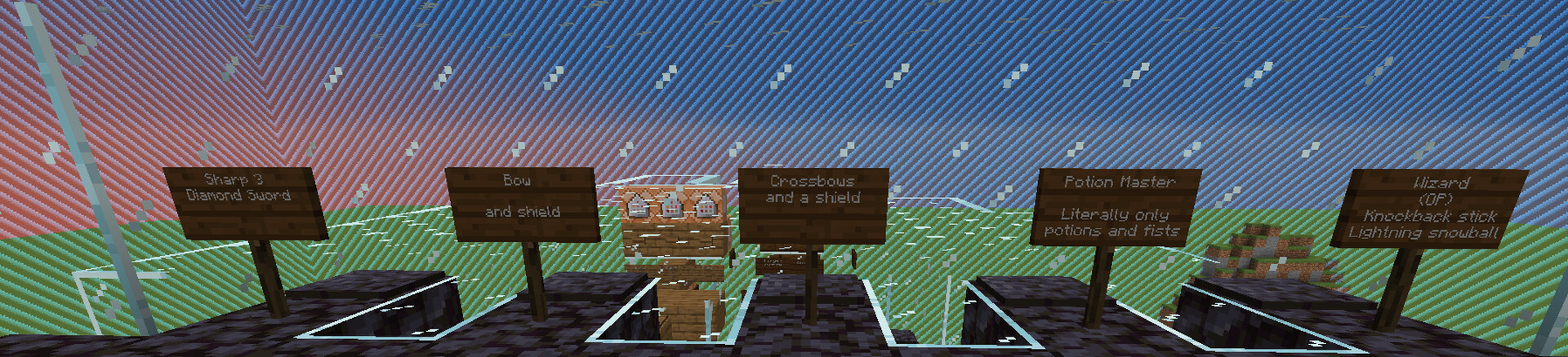 Mostly Flat Land KitPvP Minecraft Map