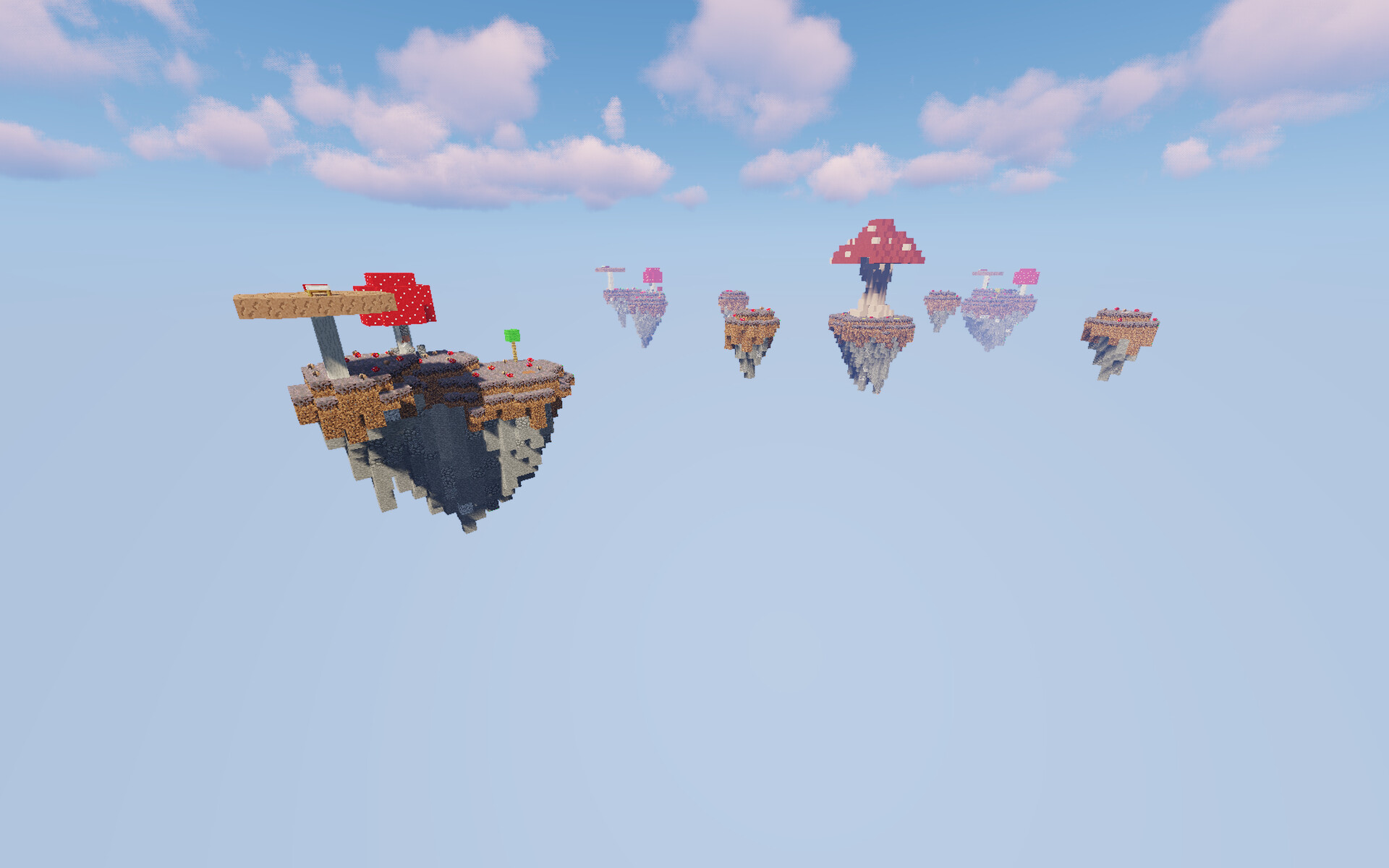 BedWars Map Mushroom Minecraft Map