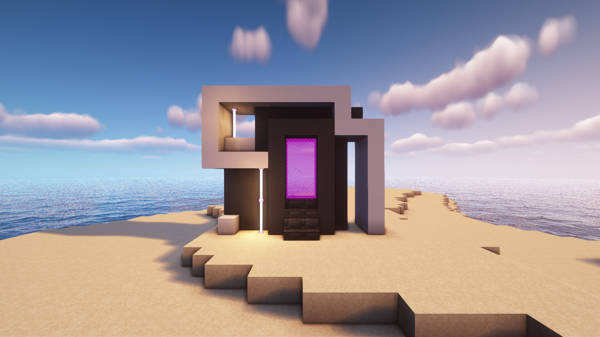 Nether Portal Designs | Desert | Modern | Wooden 1.17.1 Minecraft Map