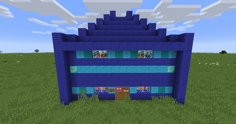 Blue Pokie-House Minecraft Map