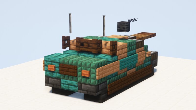 Type 10 MBT 1:1 scale Minecraft Map