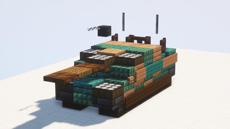 Type 10 MBT 1:1 scale Minecraft Map