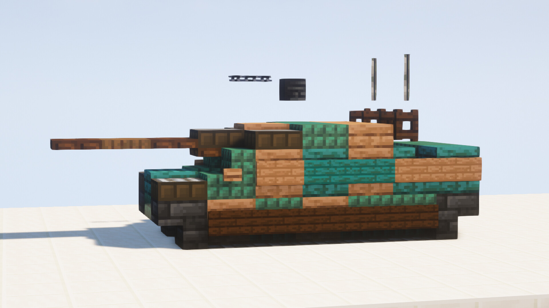 Type 10 MBT 1:1 scale Minecraft Map