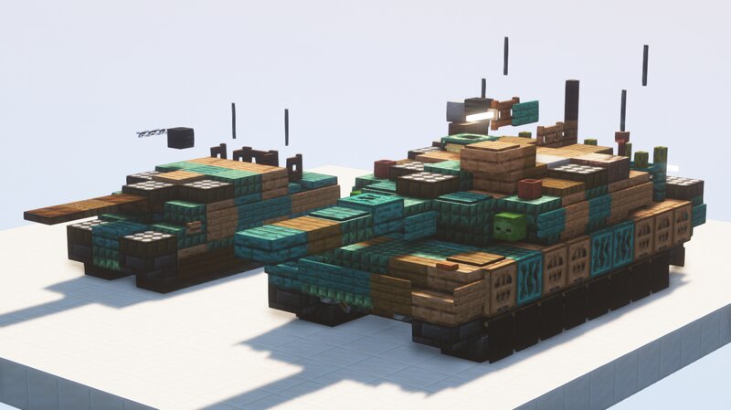Type 10 MBT 1:1 scale Minecraft Map