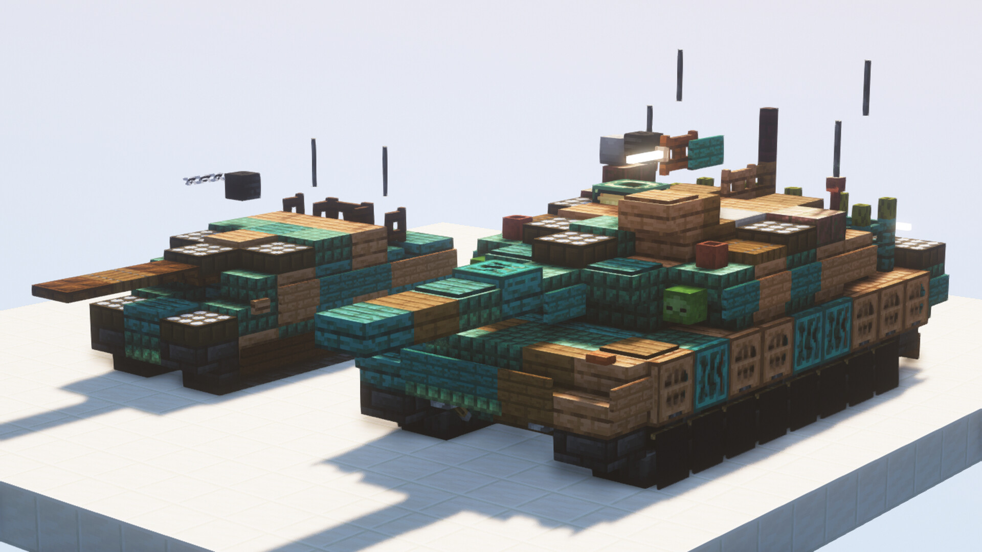 Type 10 MBT 1:1 scale Minecraft Map