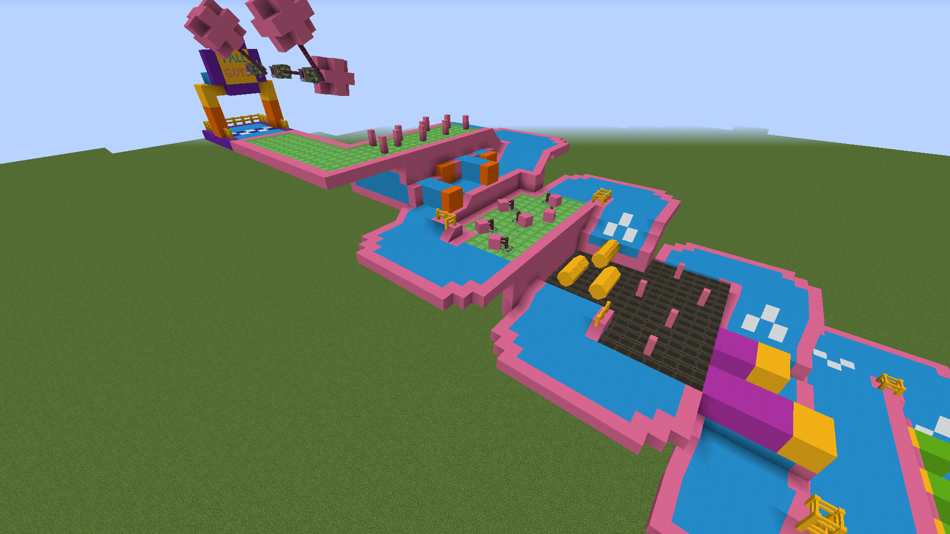 Fall Guys - Slime Climb 1.16.5 Forge Minecraft Map