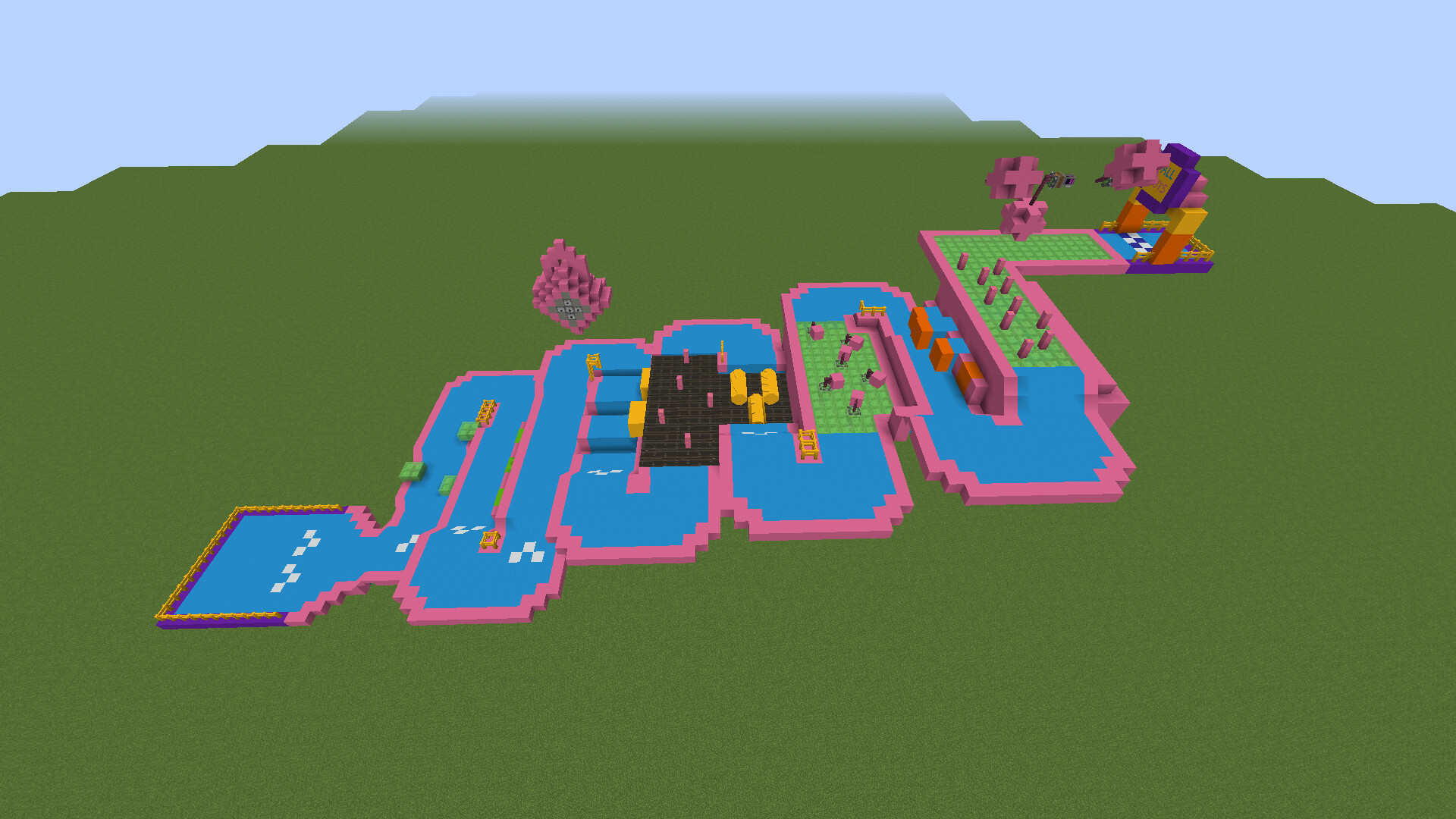 Fall Guys - Slime Climb 1.16.5 Forge Minecraft Map