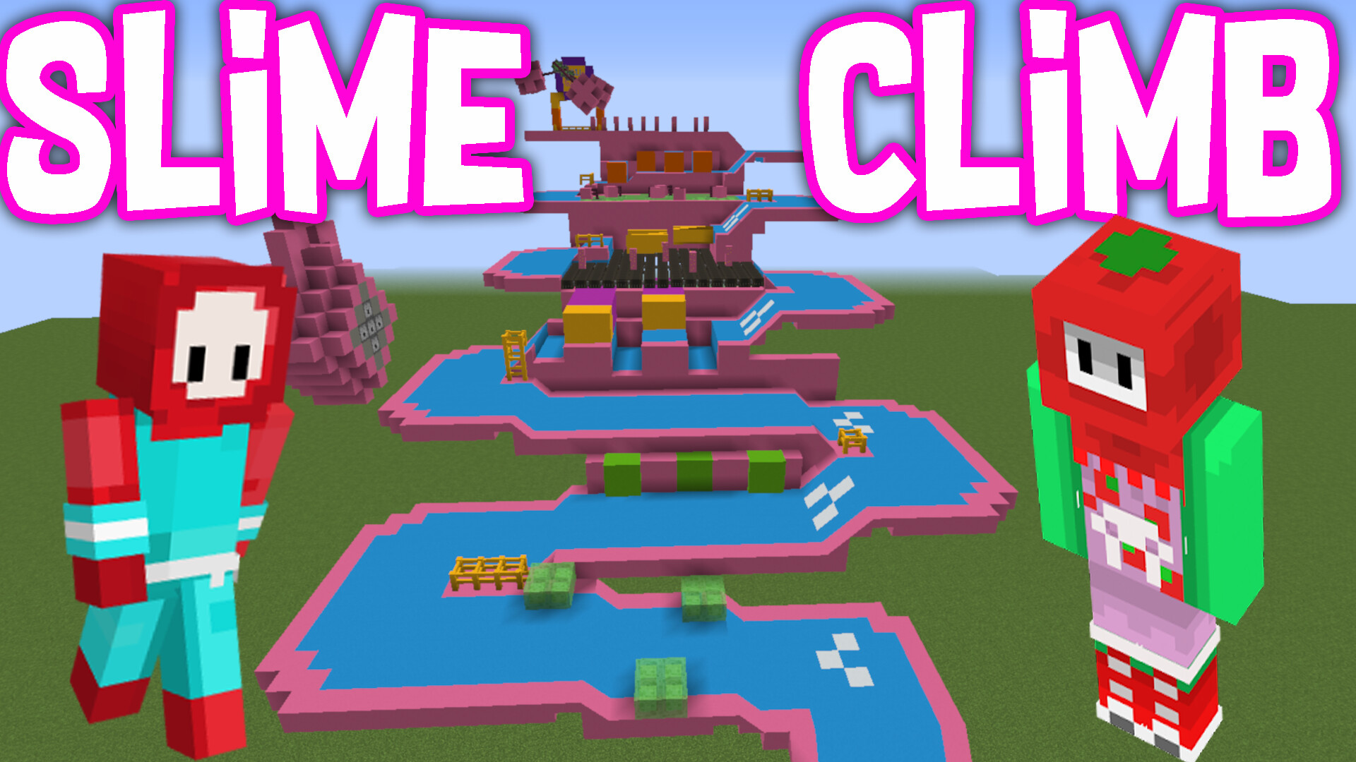Fall Guys - Slime Climb 1.16.5 Forge Minecraft Map