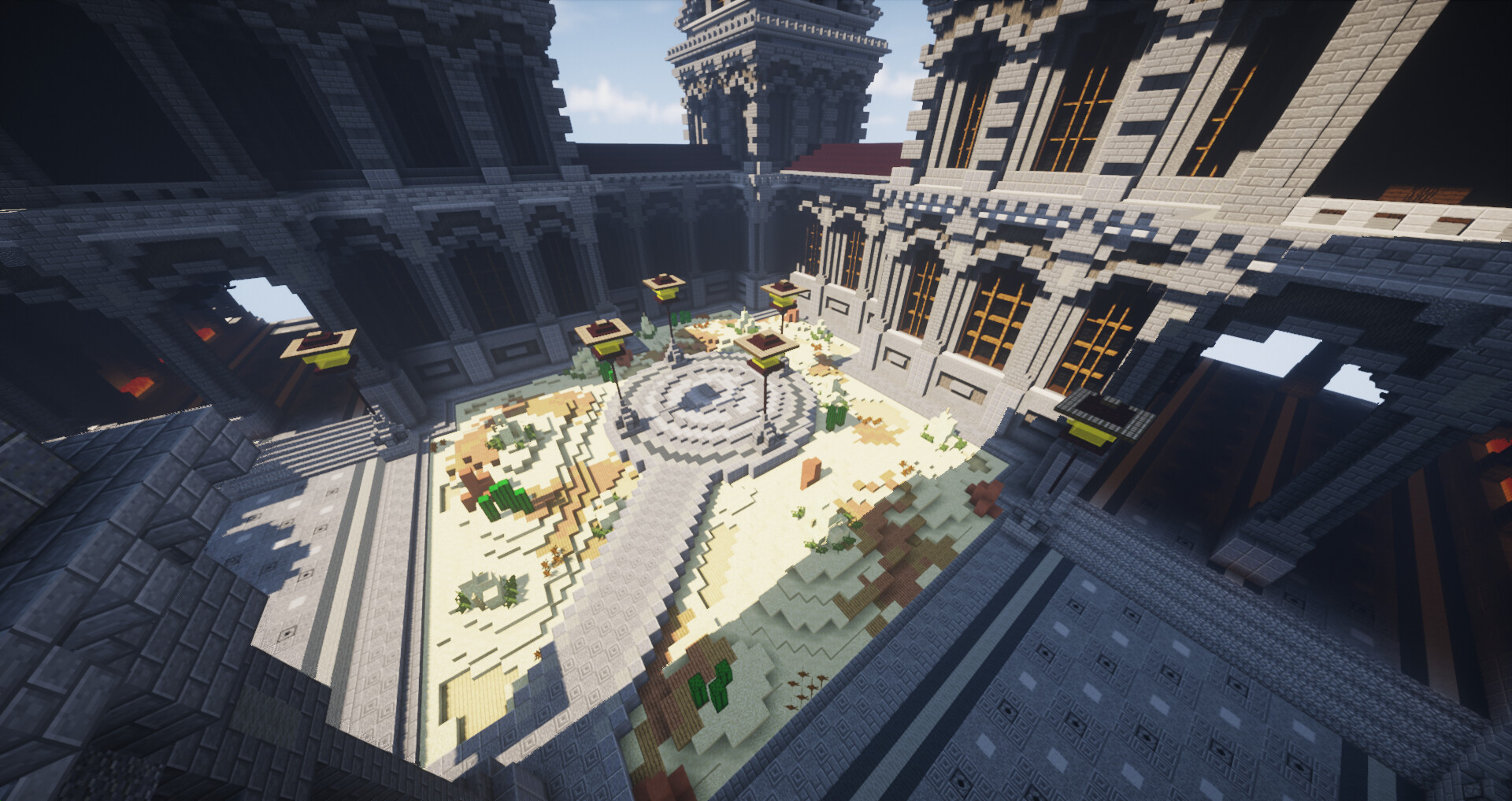 The Stone Keep Hub | 1.8+ Minecraft Map