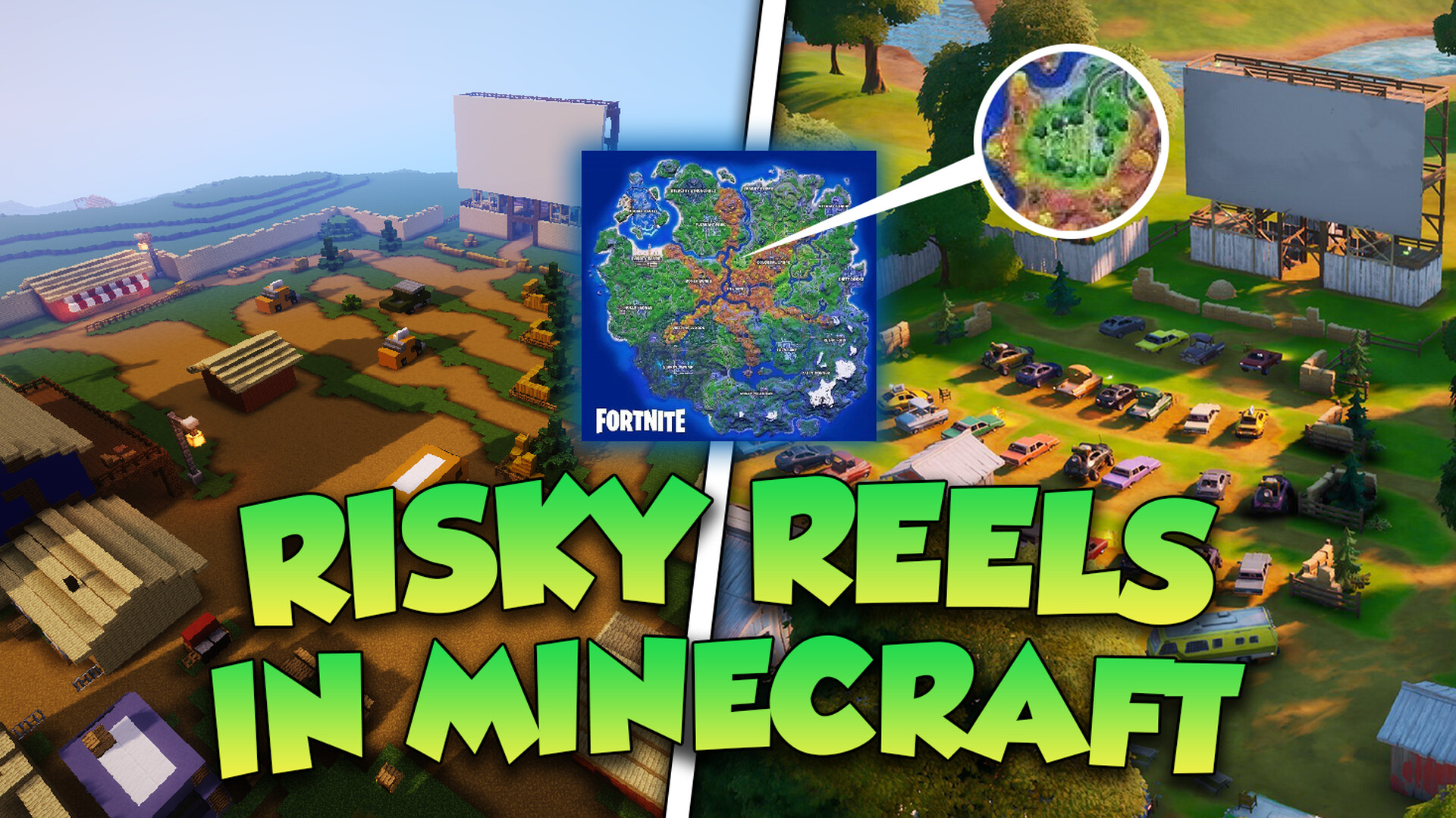 Fortnite - Risky Reels Minecraft Map