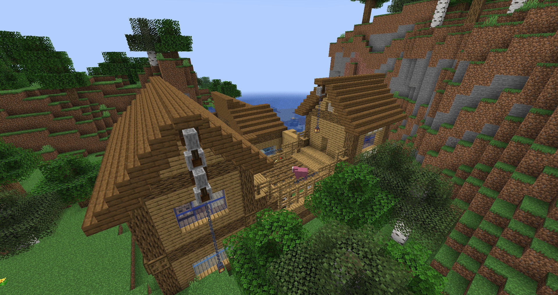 Forest Biome Starter Base Minecraft Map