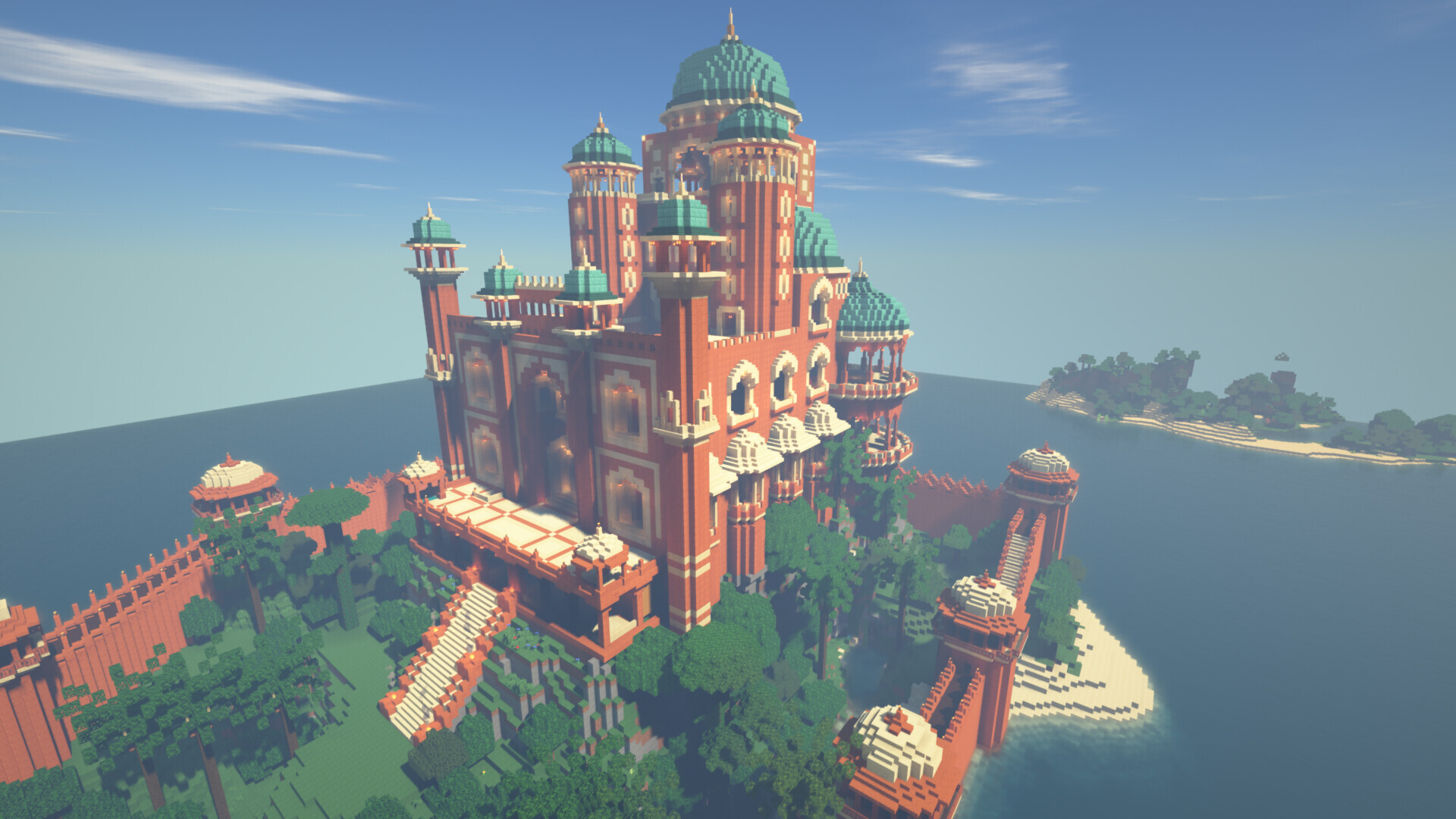 Indian Mughal Style Palace Minecraft Map