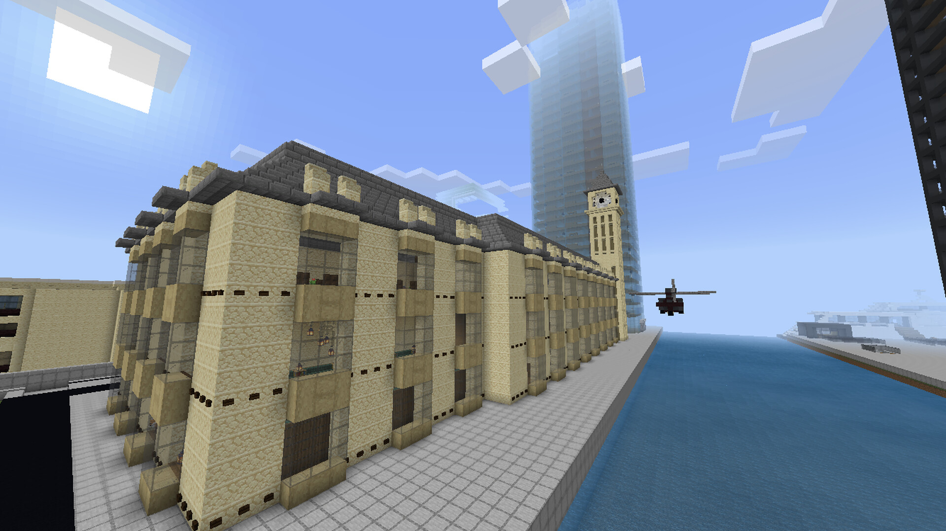 Houses of Parliament, London Minecraft Map