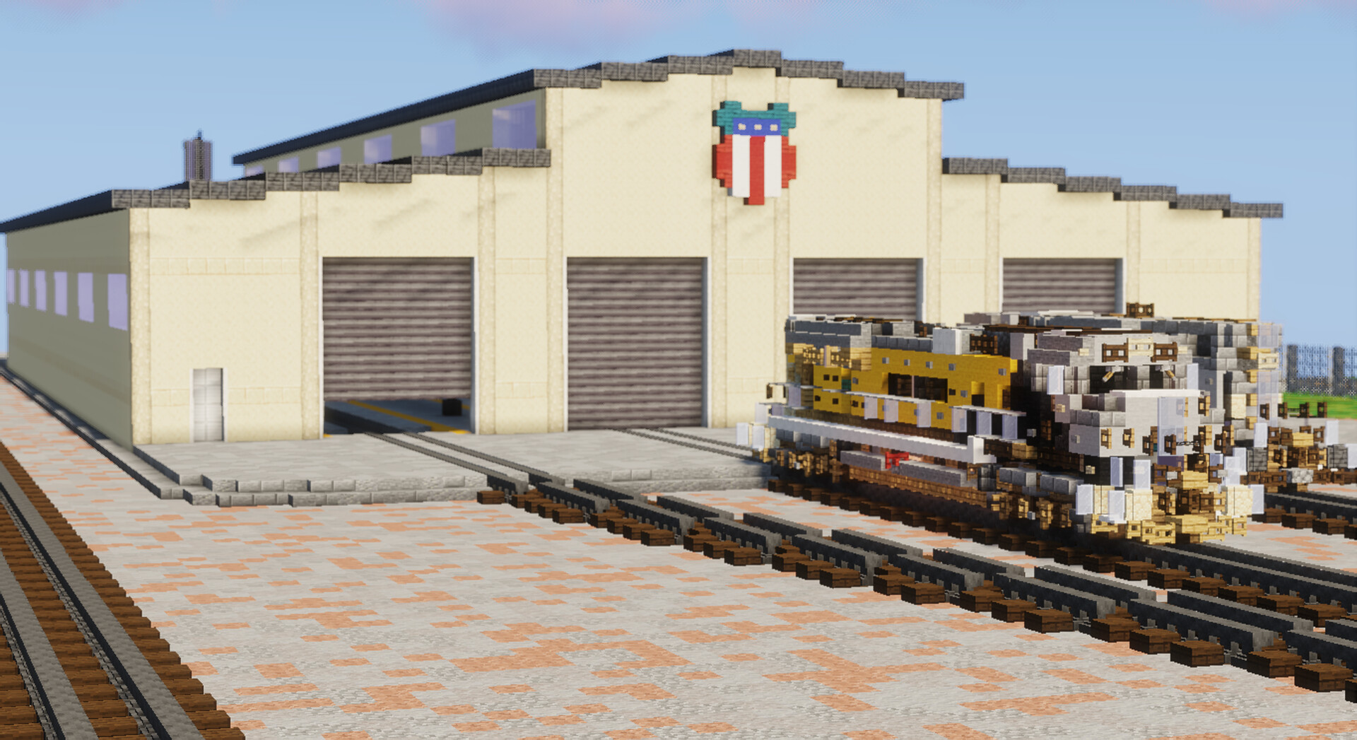Union Pacific Railyard 2022 Minecraft Map