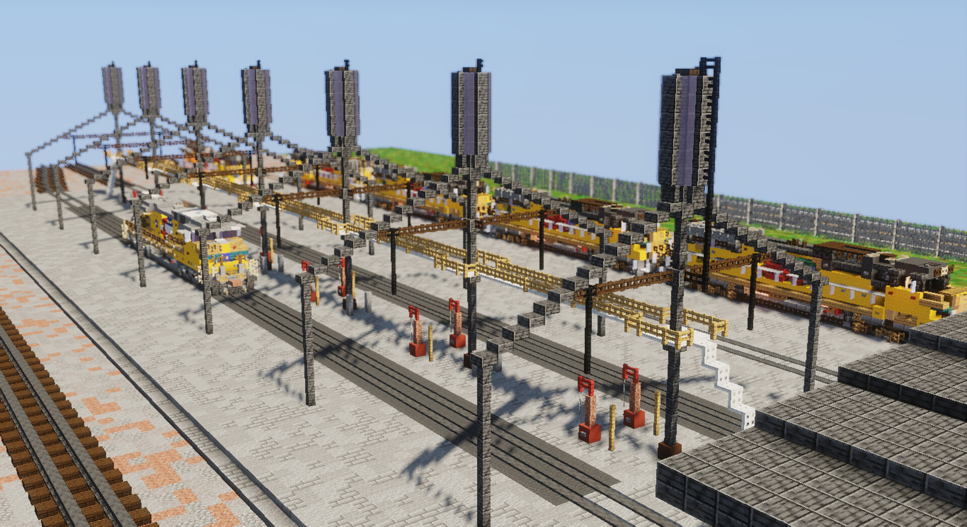 Union Pacific Railyard 2022 Minecraft Map