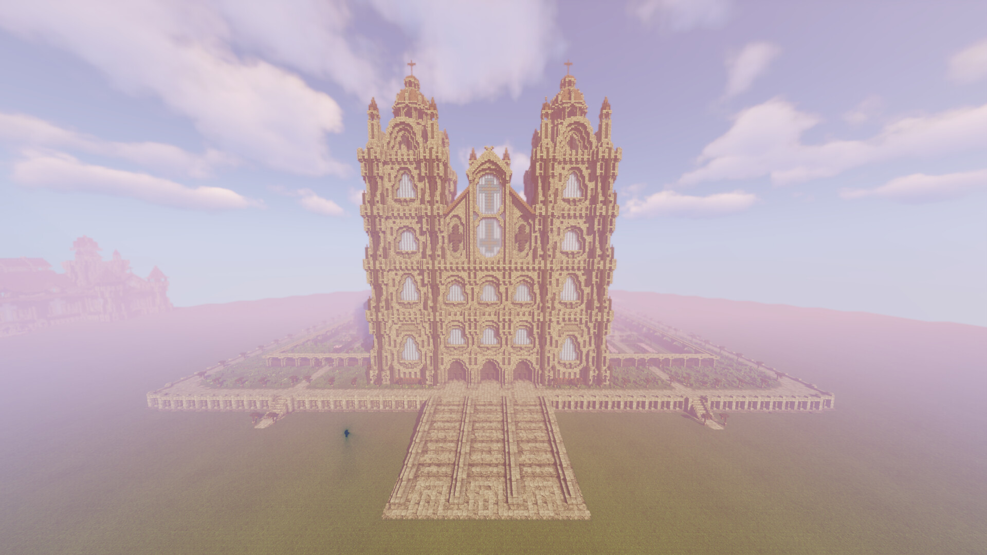 Big Medieval Cathedral Minecraft Map