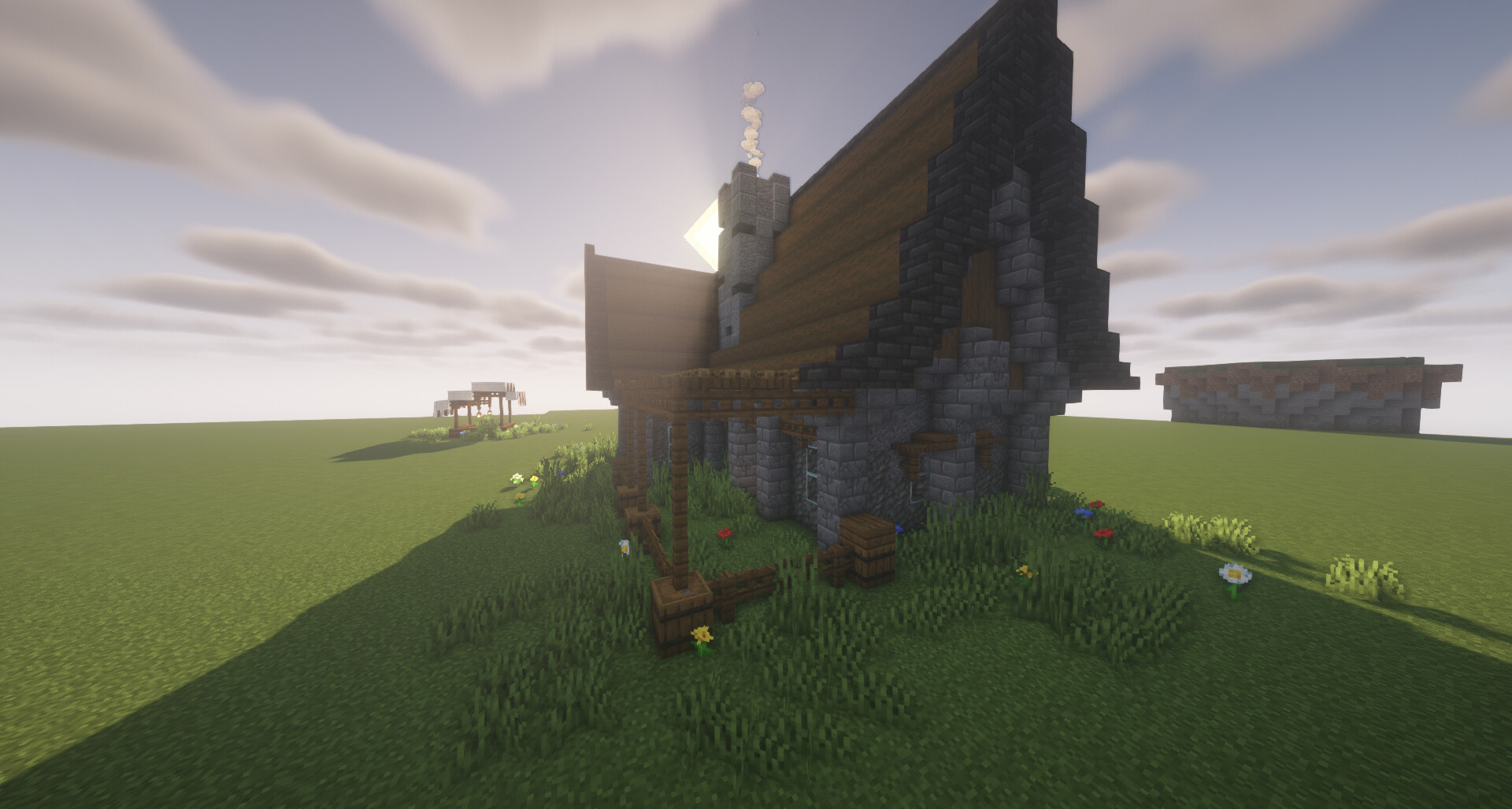 Stone house 2 (litematica) Minecraft Map