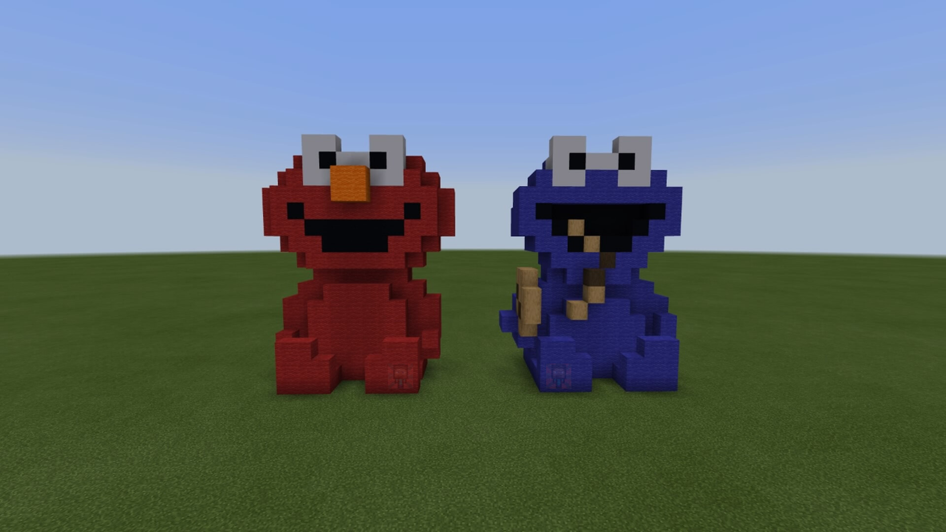 Elmo and Cookie Monster!! Minecraft Map