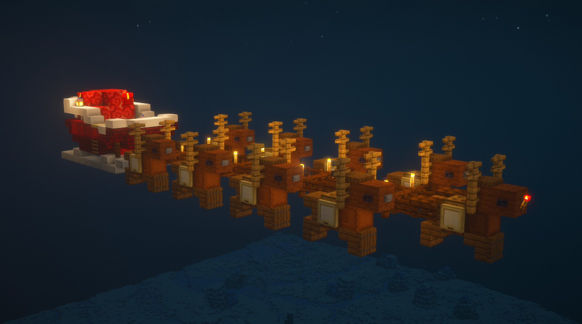 Santa's Sleigh - Movecraft Compatible ( | North Pole | Download ...