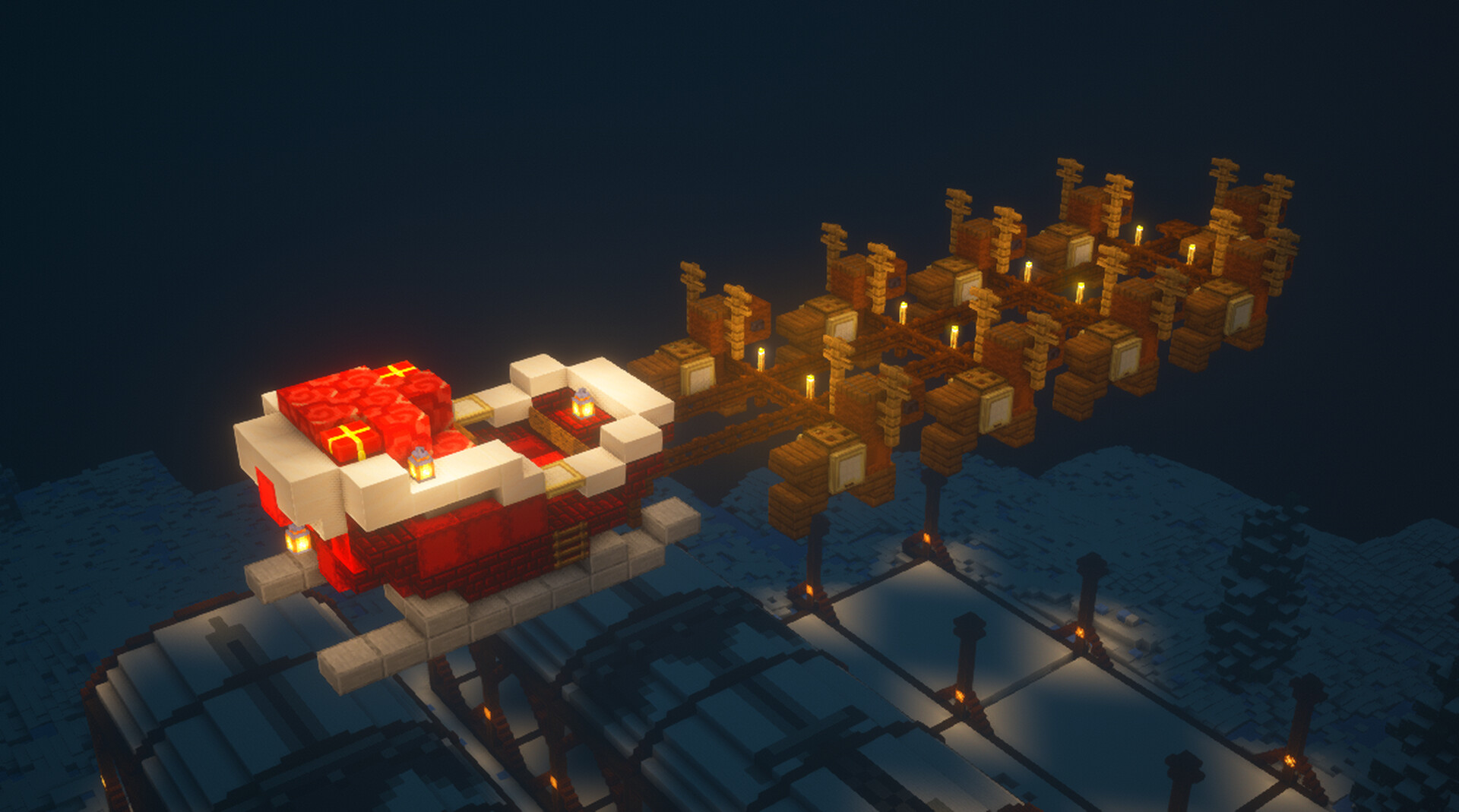 Santa's Sleigh - Movecraft Compatible ( | North Pole | Download ...