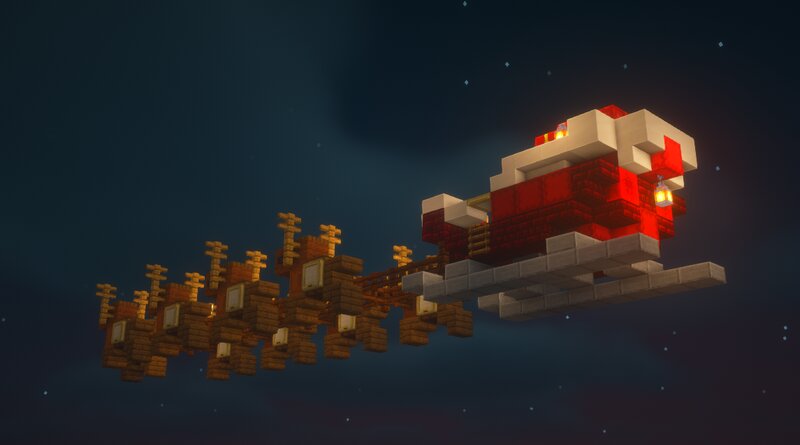 Santa's Sleigh - Movecraft Compatible ( | North Pole | Download ...
