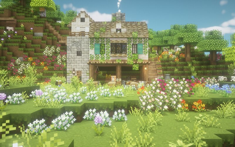 Apiary by the forest Minecraft Map