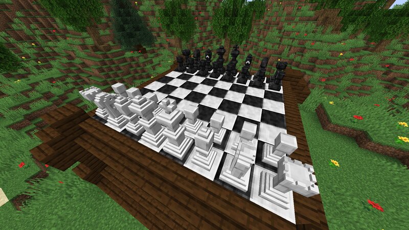 Playable Chess in Minecraft Minecraft Map