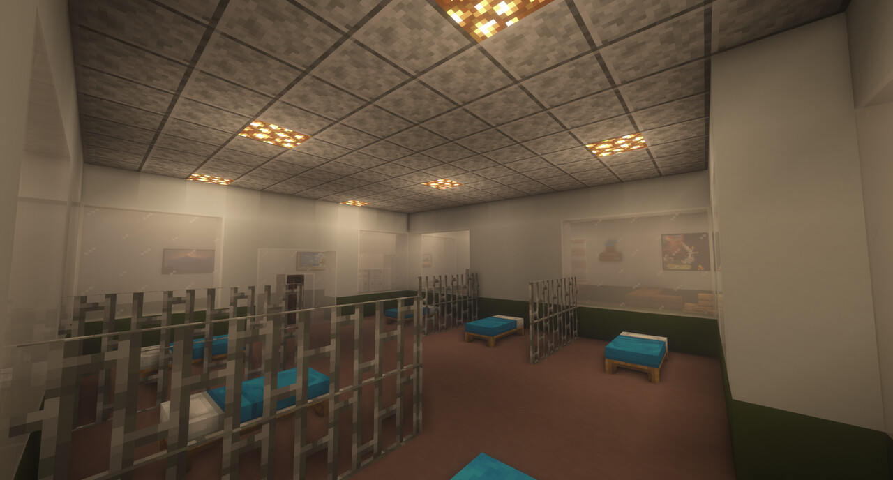 "A Way Out" Prison in Minecraft. Minecraft Map